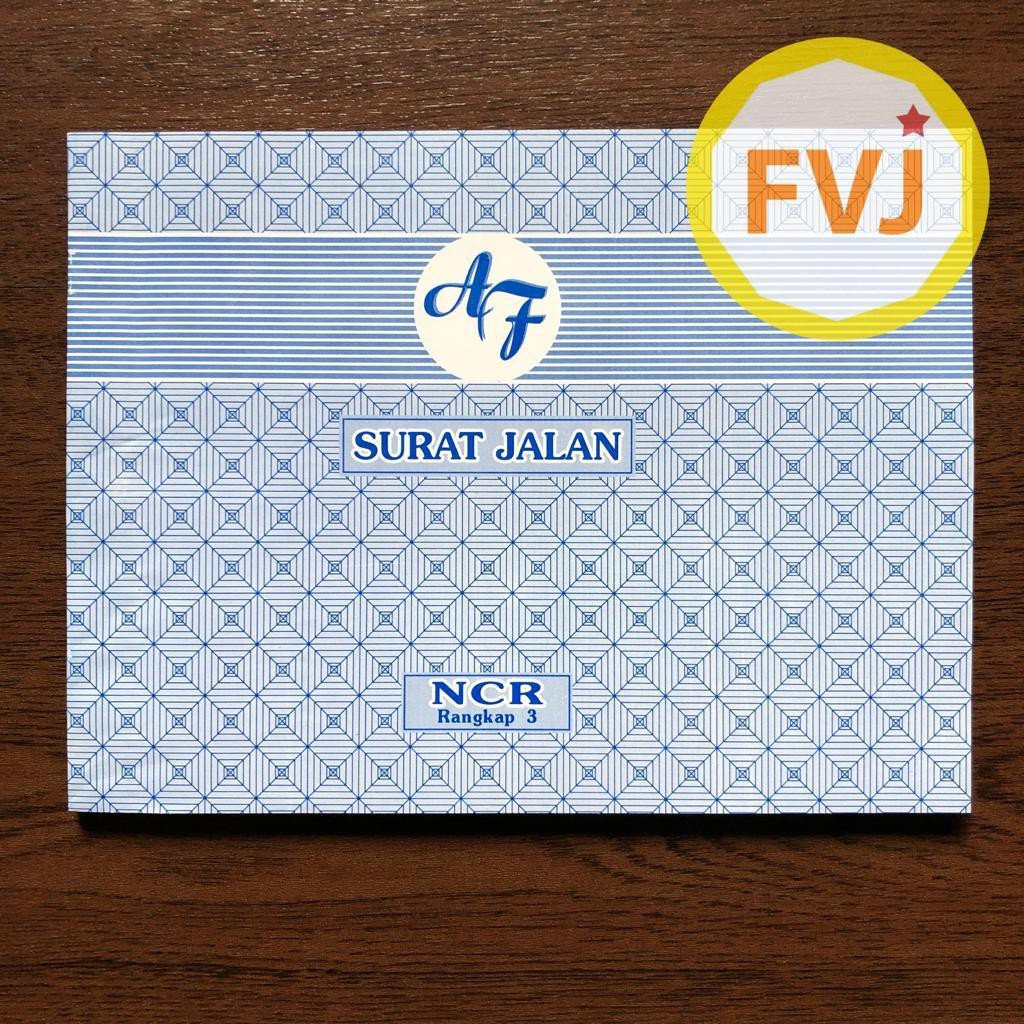 Jual 1 pak isi 10 Buku Nota SURAT JALAN NCR AF 1/2 FOLIO 2 , 3 , 4 ply ...