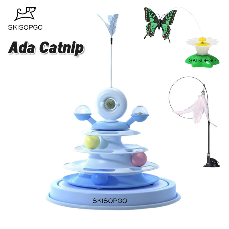 Jual Skisopgo Peliharaan Meja Putar Kucing /Menara Mainan Kucing /Set Mainan Kucing /Tumbler ...