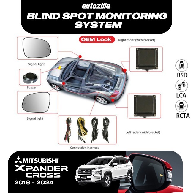 Jual Spion Mobil Blind Spot Monitoring System Sensor Monitor Titik Buta ...