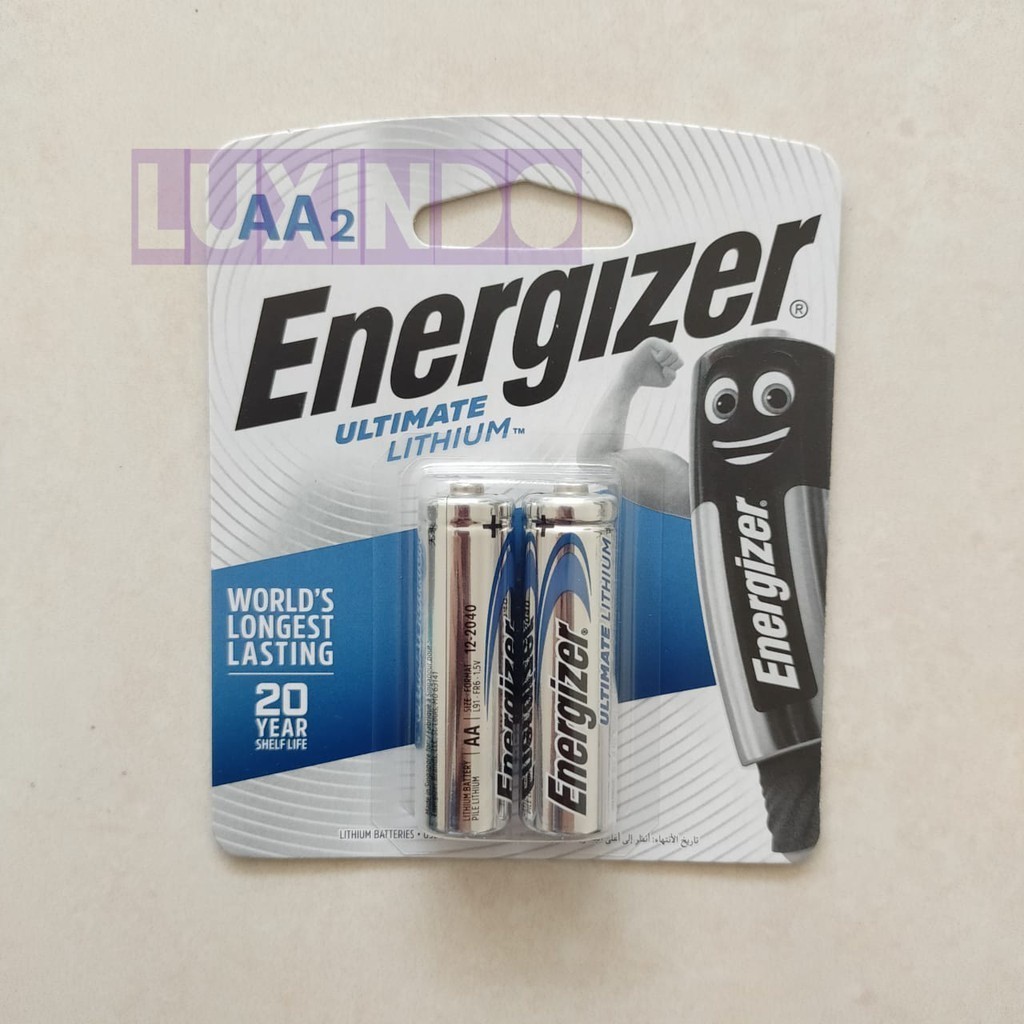 Jual Baterai Energizer Ultimate Lithium AA isi 2 Pcs / AAA isi 2 Pcs ...