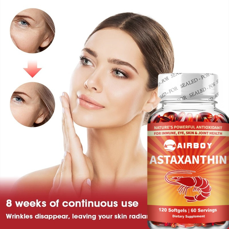 Jual AIRBOY - Suplemen Astaxanthin 12 mg Berisi Mata, Kulit, Sendi ...