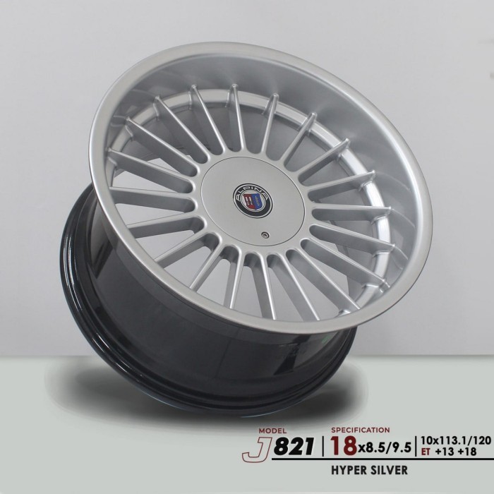 Jual 4pcs Velg Alpina 18x8.5 / 9.5 10H 5H 113.1 / 120 et13 / et18 Hyper ...