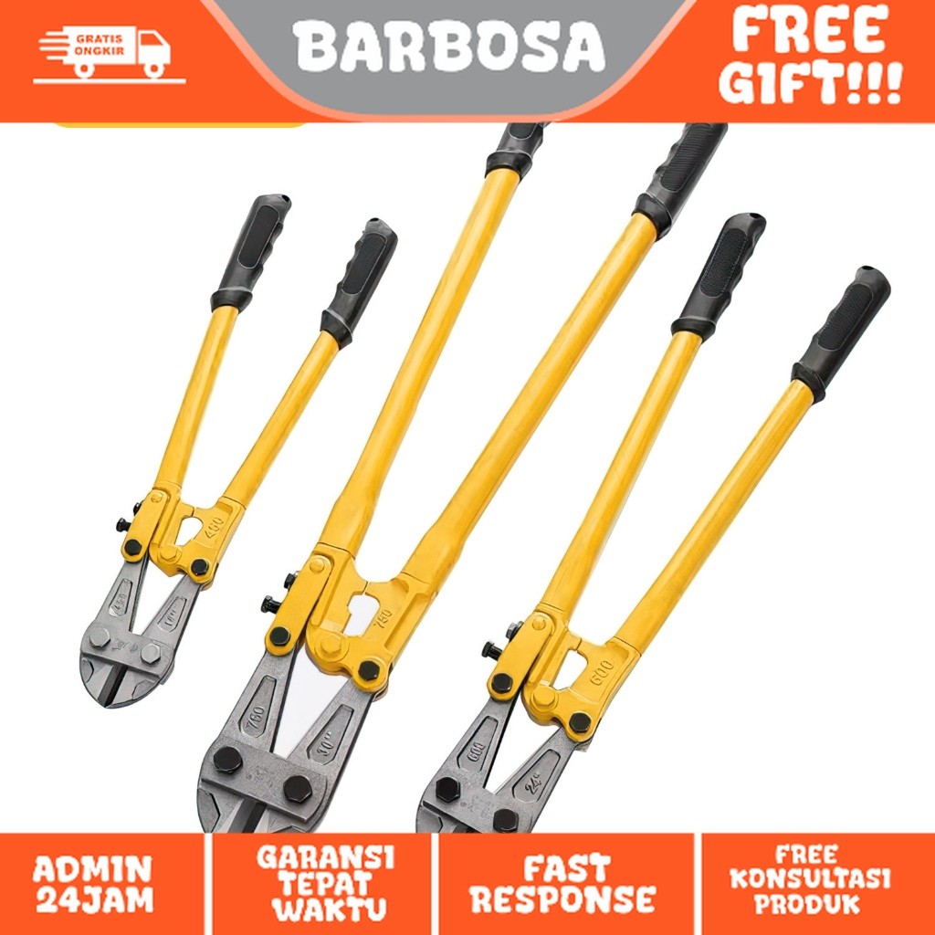 Jual Gunting Besi Beton 14INCH-48INCH Bolt Cutter Tang Pemotong Besi ...