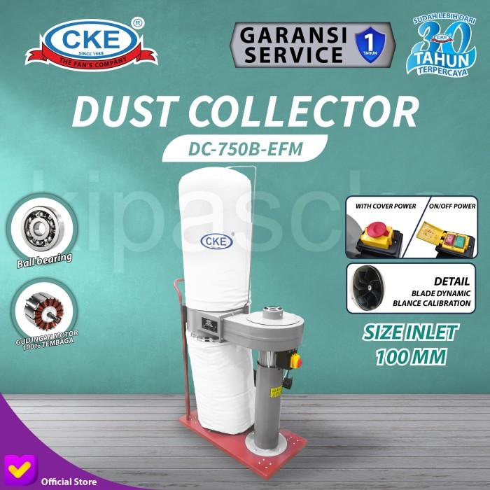 Jual Mesin Dust Collector Single Bag 1HP 750W 220V 57L Alat Penghisap ...