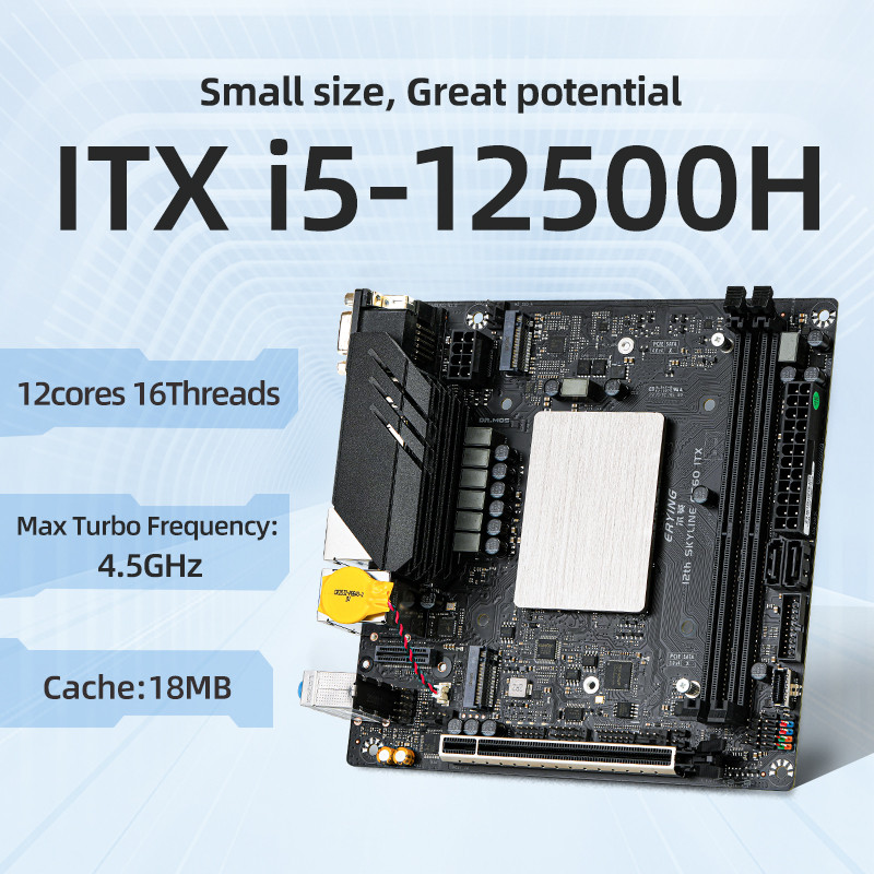 Jual ERYING Mini ITX LGA 1700 Motherboard CPU Combo Interposer Kit i5 ...
