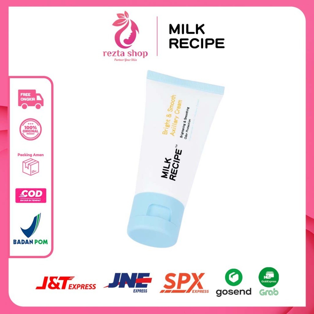 Jual MILK RECIPE Bright & Smooth Axillary Cream Brightening Cream ...