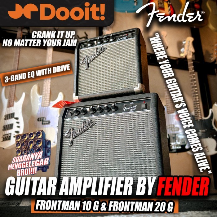 Jual FENDER Frontman 10G / 10 G & Frontman 20G / 20 G Ampli Gitar ...