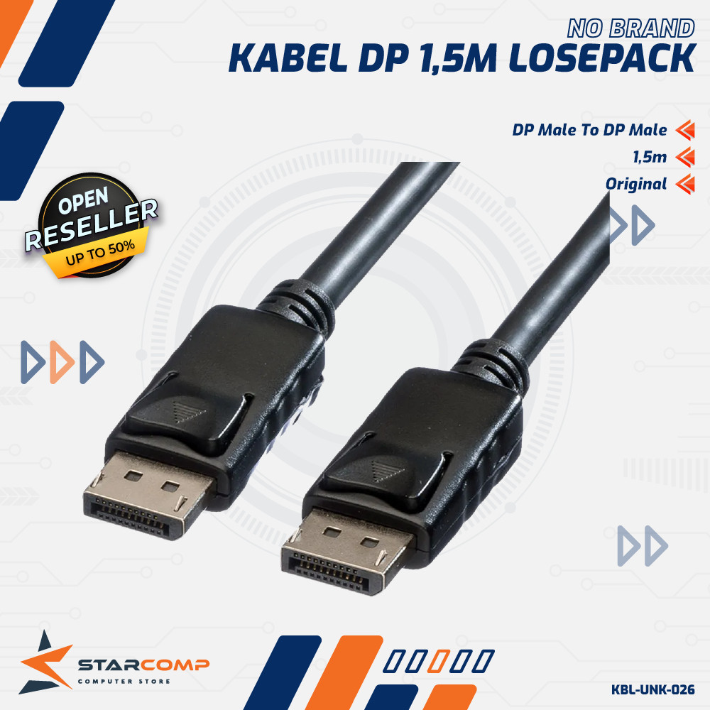 Jual Kabel Display Port to Display Port Murah Original Panjang 1,5m ...
