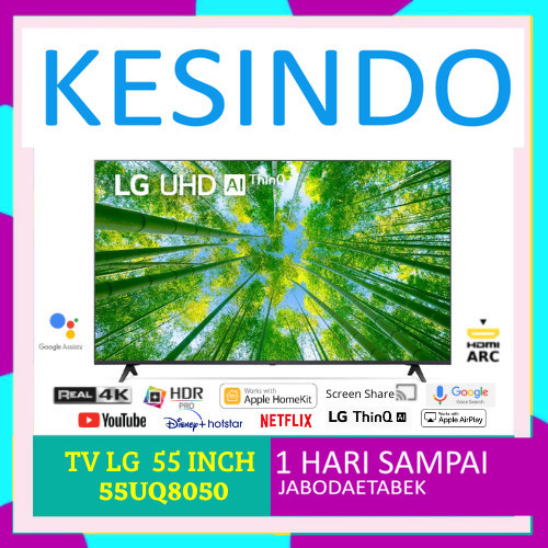 Jual LED TV LG 55UQ8050 SMART TV 55 INCH UHD REAL 4K WITH HDR10 ...