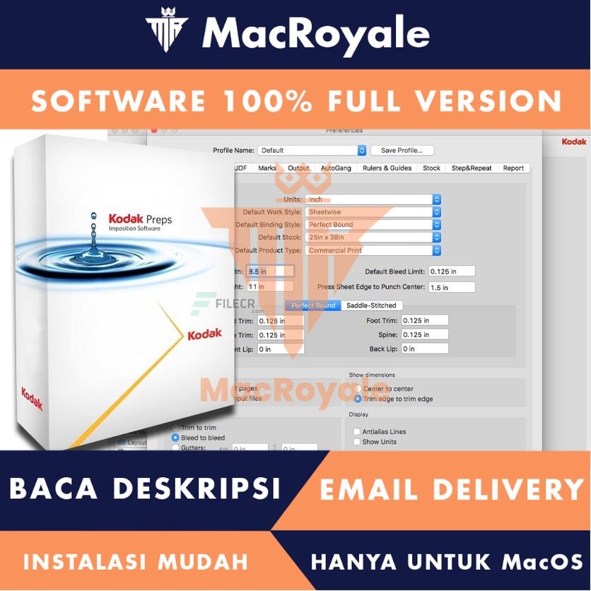 Jual [MacOS] Kodak Preps Build 512 Full Version Lifetime Full Garansi ...