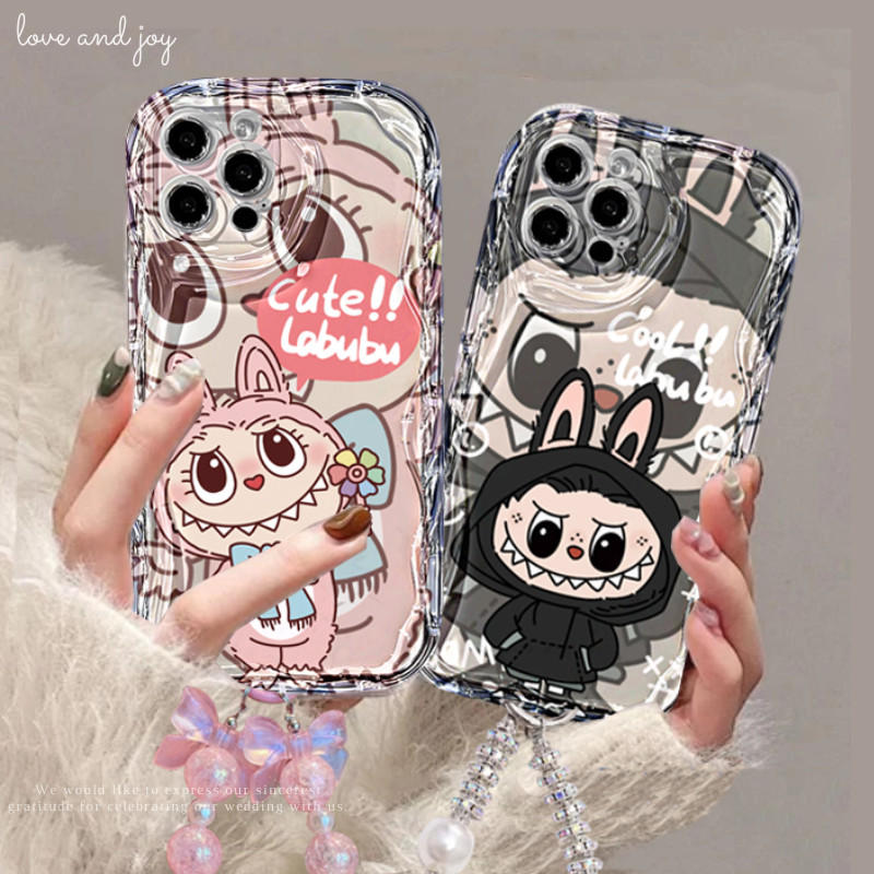 Jual Black Labubu Casing hp iPhone 11 iPhone 7 Plus 12 14 13 15 Pro Max ...