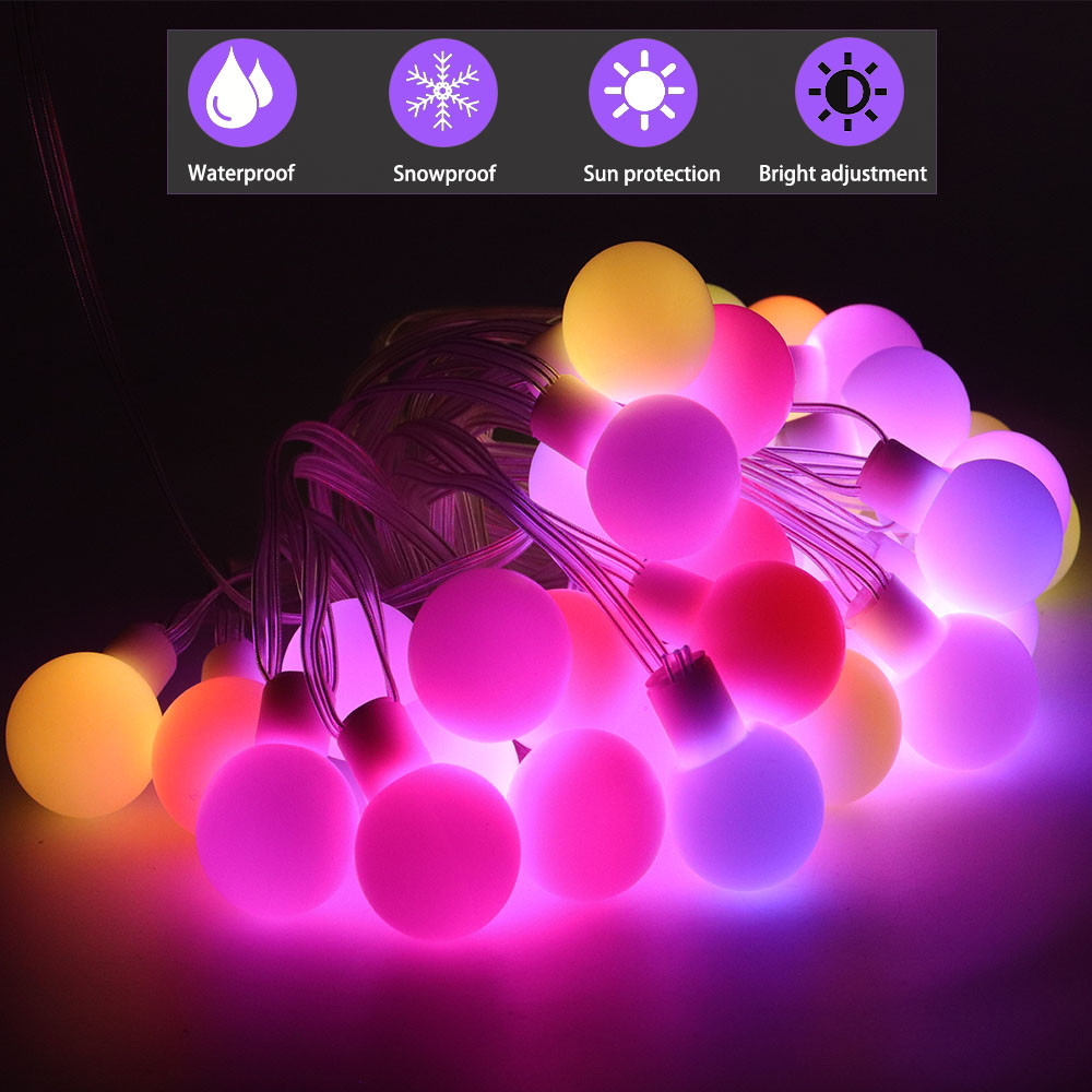 Jual WS2812B RGB IC Addressable Individually Dream Color Ball LED Strip ...