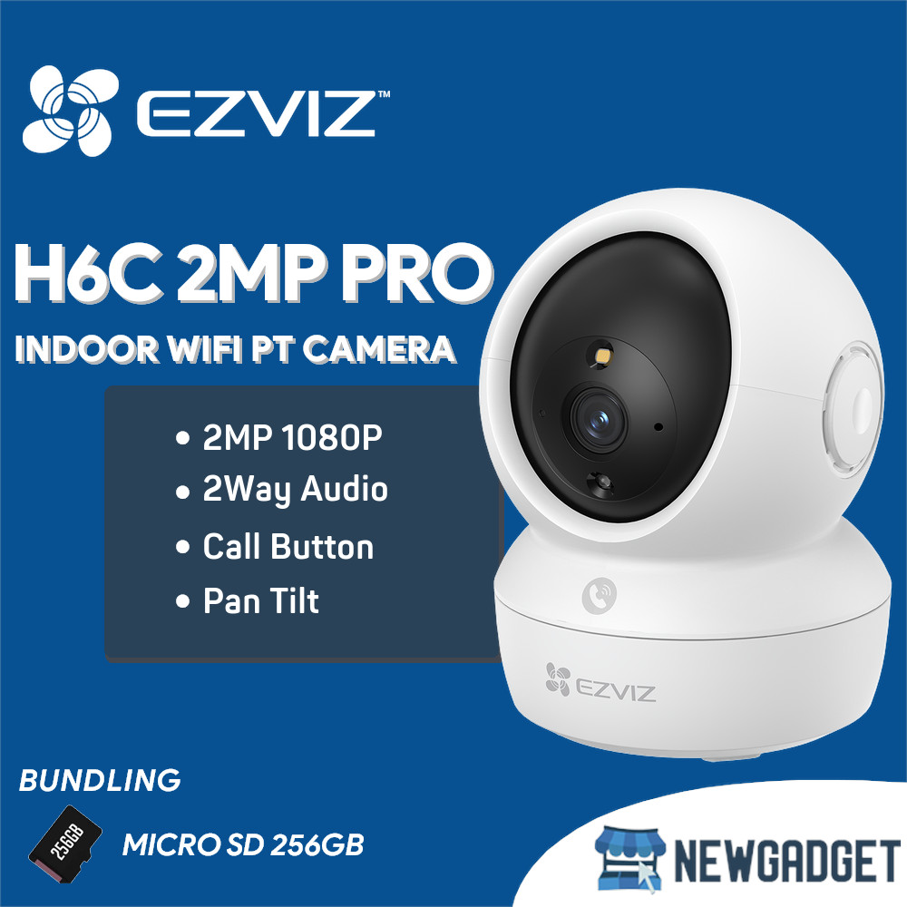 Jual EZVIZ H6C 2MP PRO PAN-TILT 2WAY-AUDIO DUAL-BAND 2.4/5GHZ INDOOR ...