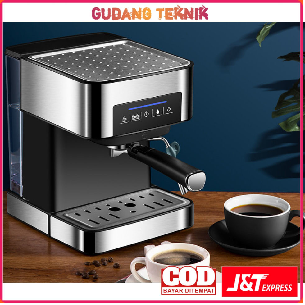 Jual Mesin Kopi Espresso Coffee Maker Frothing 20 Bar 850W 1.6L - CM6863 - 7RHA6BBK | Shopee ...