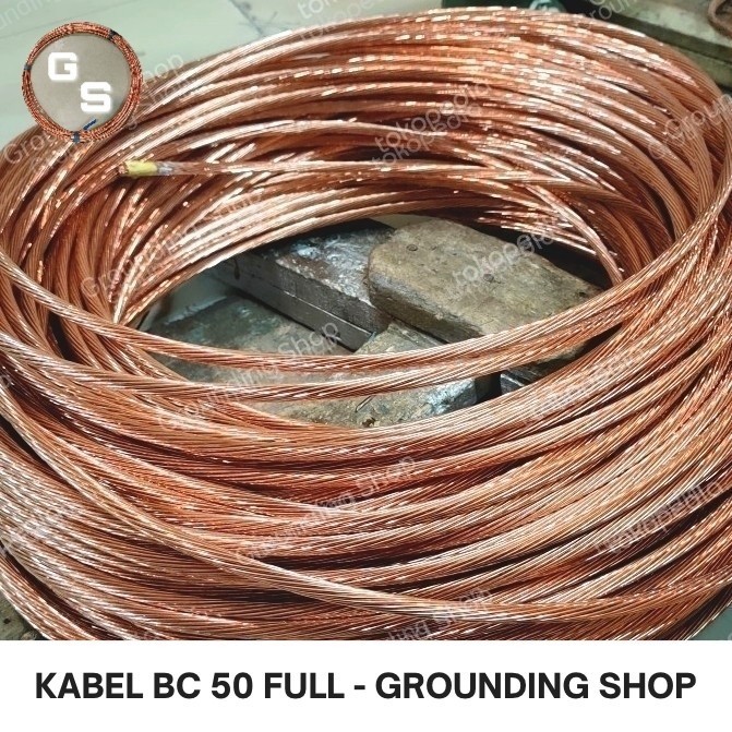 Jual KABEL BC 50 mm FULL TEMBAGA (Harga per Meter) | Shopee Indonesia