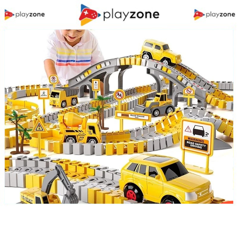 Jual Mainan Kereta Listrik Set Mainan Mobil Konstruksi Truk Kereta Api ...