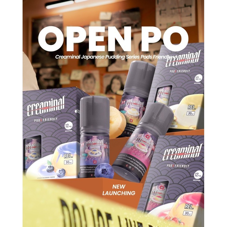 Jual CREAMINAL JAPANESE BANANA PUDDING PODS 30ML 12MG BY UNWISE X ...