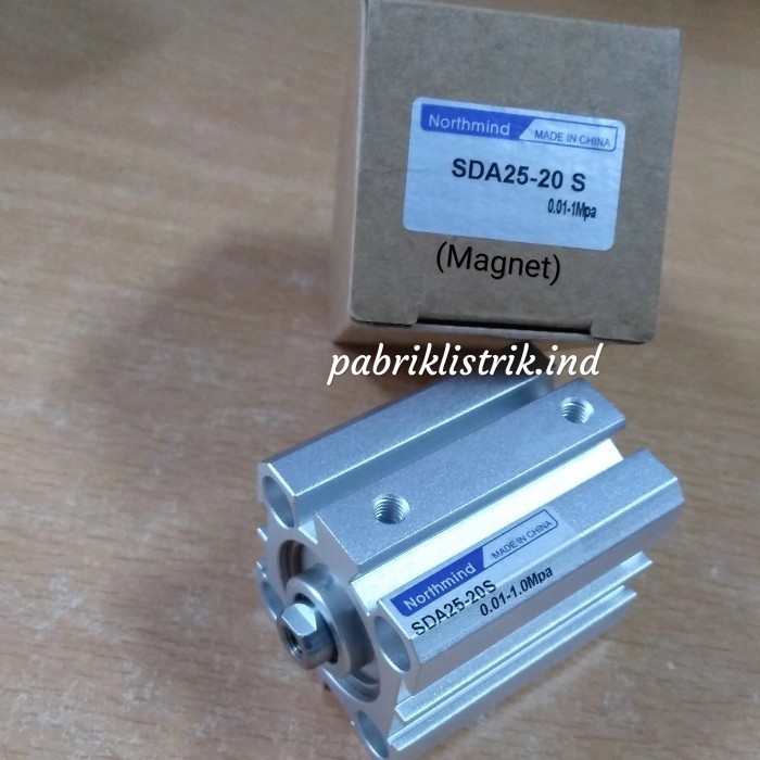 Jual TK99 Silinder Cylinder Pneumatic SDA 25 20 S SDA25 20S 25x20 ...
