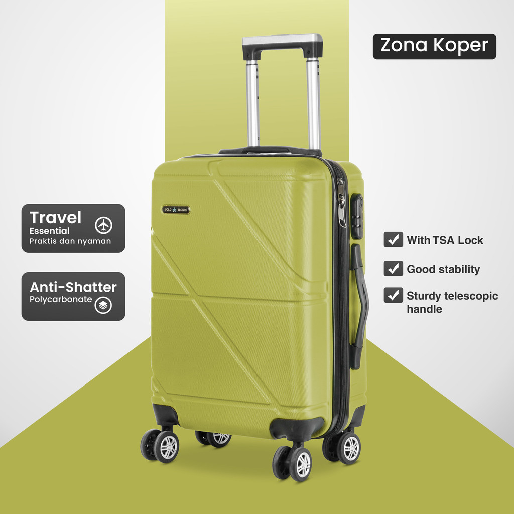 Jual Koper 24 inchi koper import tahan banting anti pecah roda 360 ...