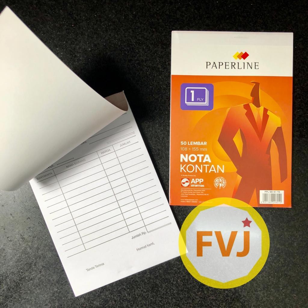 Jual 1 pak isi 10 Buku Nota Kontan Kecil 1 ply K1 - 50 lembar Terbaik ...