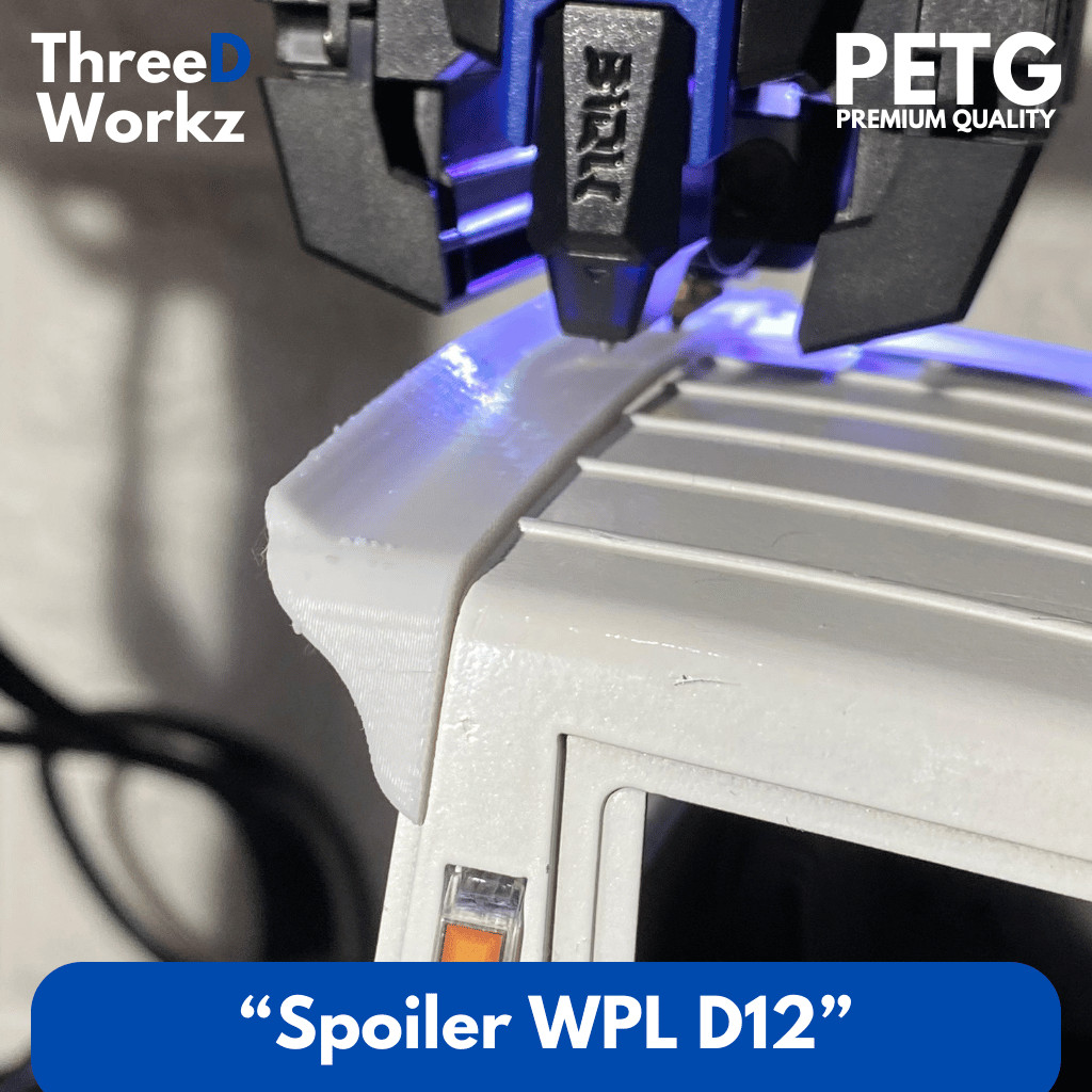 Jual ROOF SPOILER/SPOILER ATAP KABIN UNTUK RC WPL D12 1:10 | Shopee ...