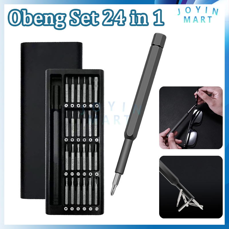 Jual Obeng Set 24 in 1 Screwdriver Kit Hardware Tools / Set Obeng ...