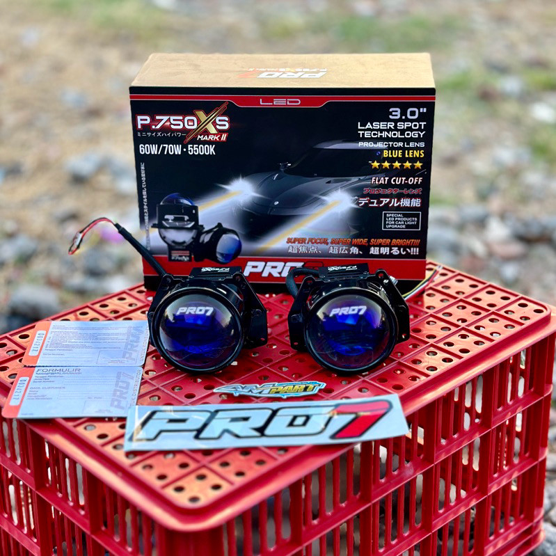 Jual BILED PRO7 P750XS 3INCH BLUE LENS 65/75watt | Shopee Indonesia