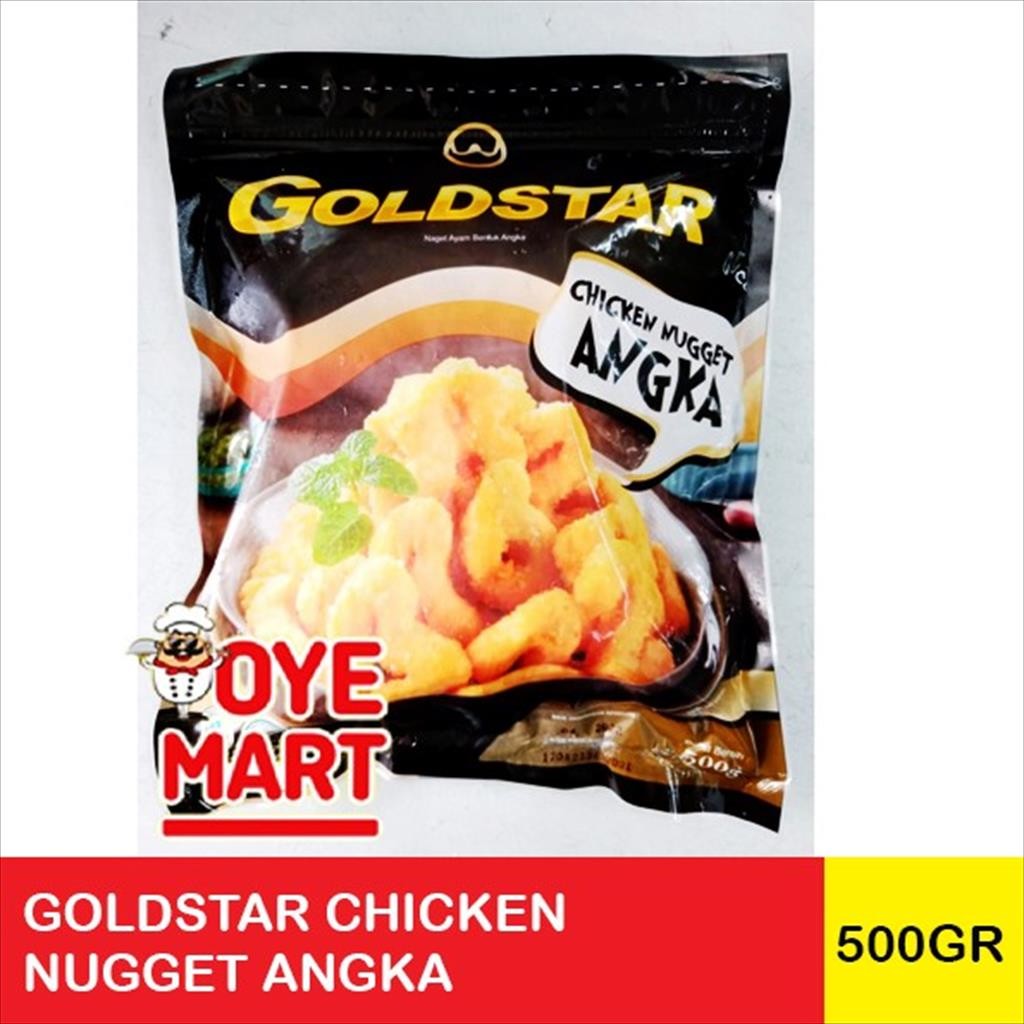 Jual GOLDSTAR CHICKEN NUGGET ANGKA 500GR | Shopee Indonesia