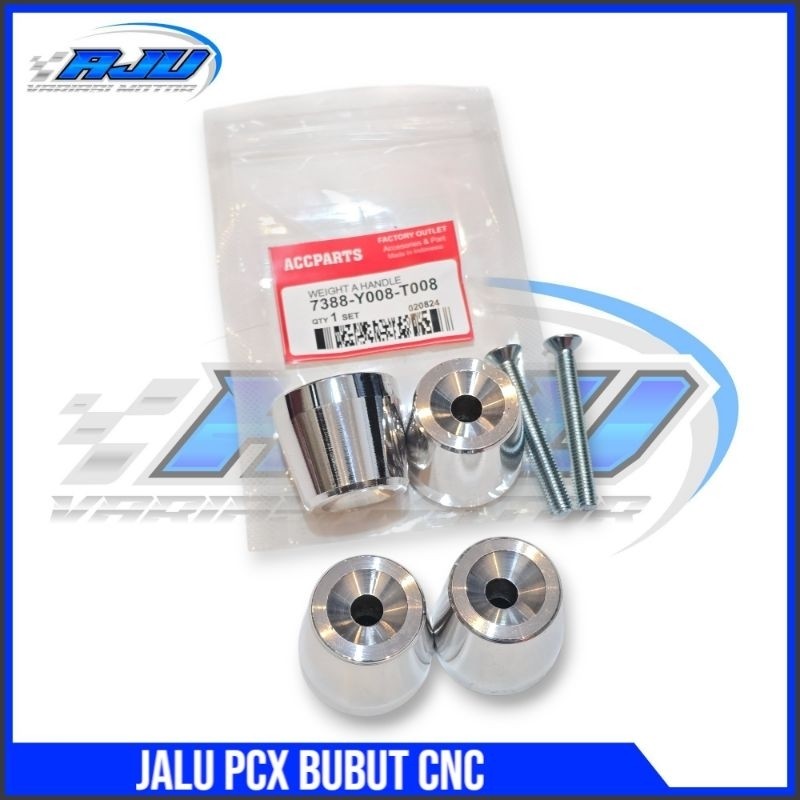 Jual 2PCS JALU STANG PCX BUBUT BEAT DELUXE VARIO 160 GENIO JALU STANG ...