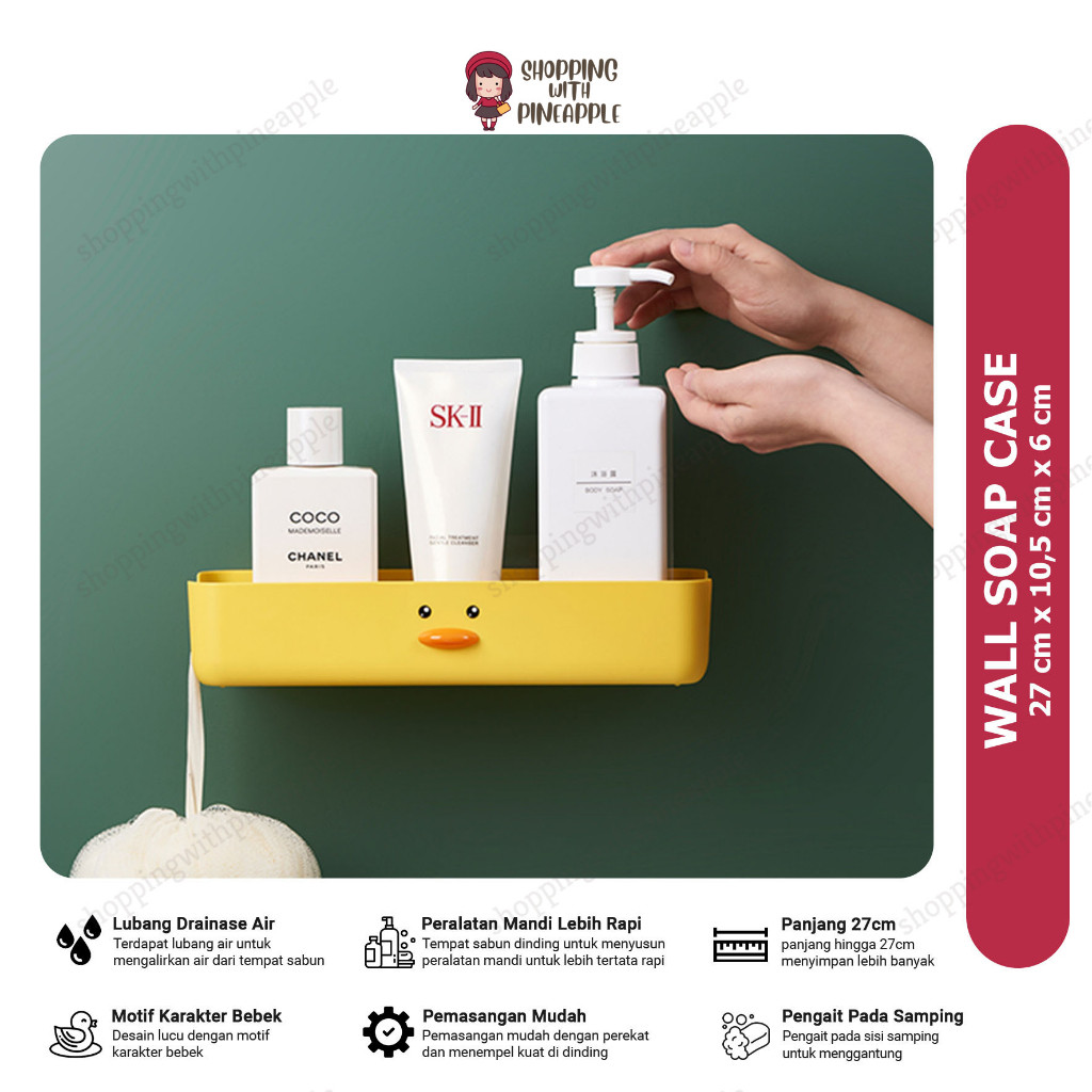 Jual SWP - Tempat Sabun Dinding / Wall Soap Case / Tempat Sabun Tempel ...