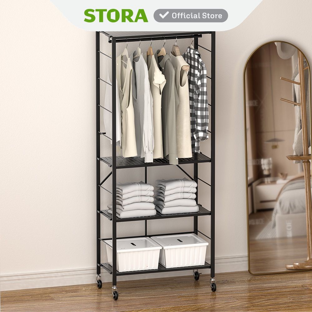 Jual Stora Gantungan Pakaian Dengan Rak Stand Hanger Gantungan Baju ...