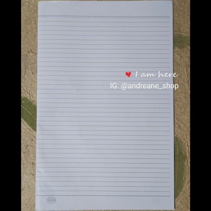 Jual Kertas Double Folio SIDU Garis – Ukuran F4 | Harga per Lembar ...