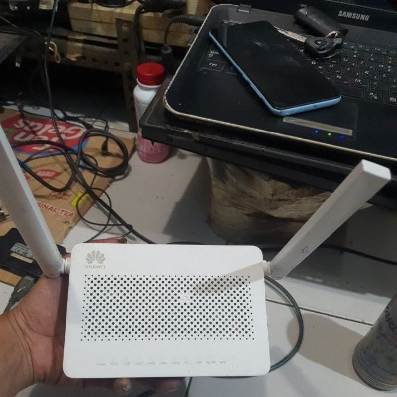 Jual ont Gpon huawei HG8145V5 PLUS ADAPTOR | Shopee Indonesia