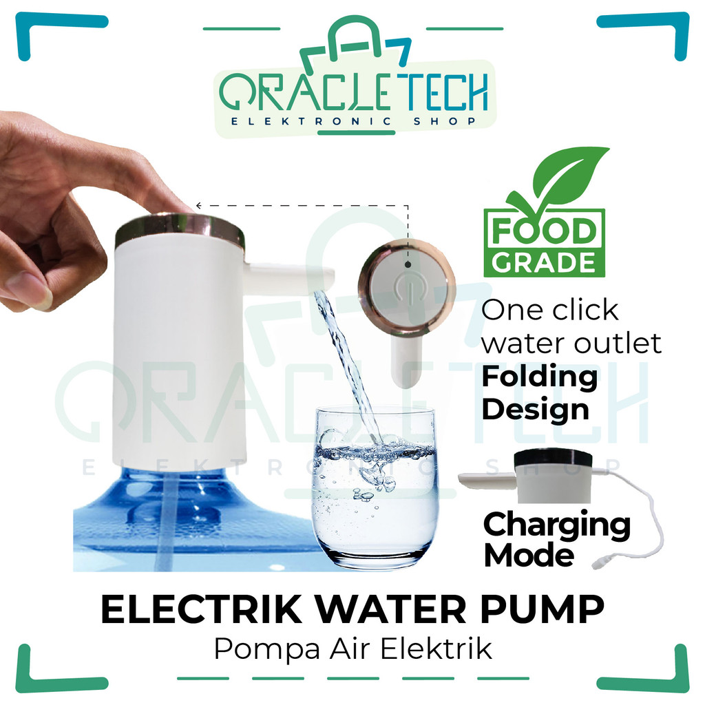 Jual Pompa Galon Elektrik Dispenser Air Minum Automatic Water Pump FOOD GRADE PREMIUM - Oracle ...