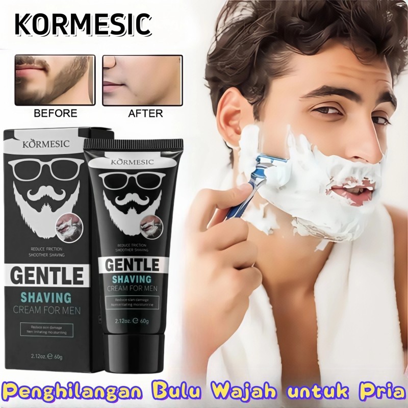 Jual KORMESIC Shaving Foam Shaving Cream Busa Cukur Pria Shaving Gel ...