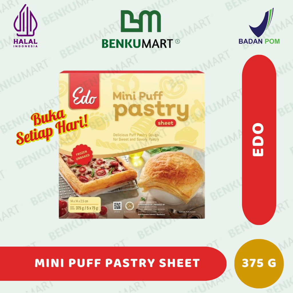 Jual Edo Mini Puff Pastry Sheet (375 gr) | Shopee Indonesia
