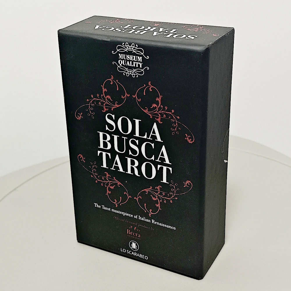 Jual 12*7cm Sola Busca Tarot Deck In Rigid Box 78 Pcs Vintage Tarot ...