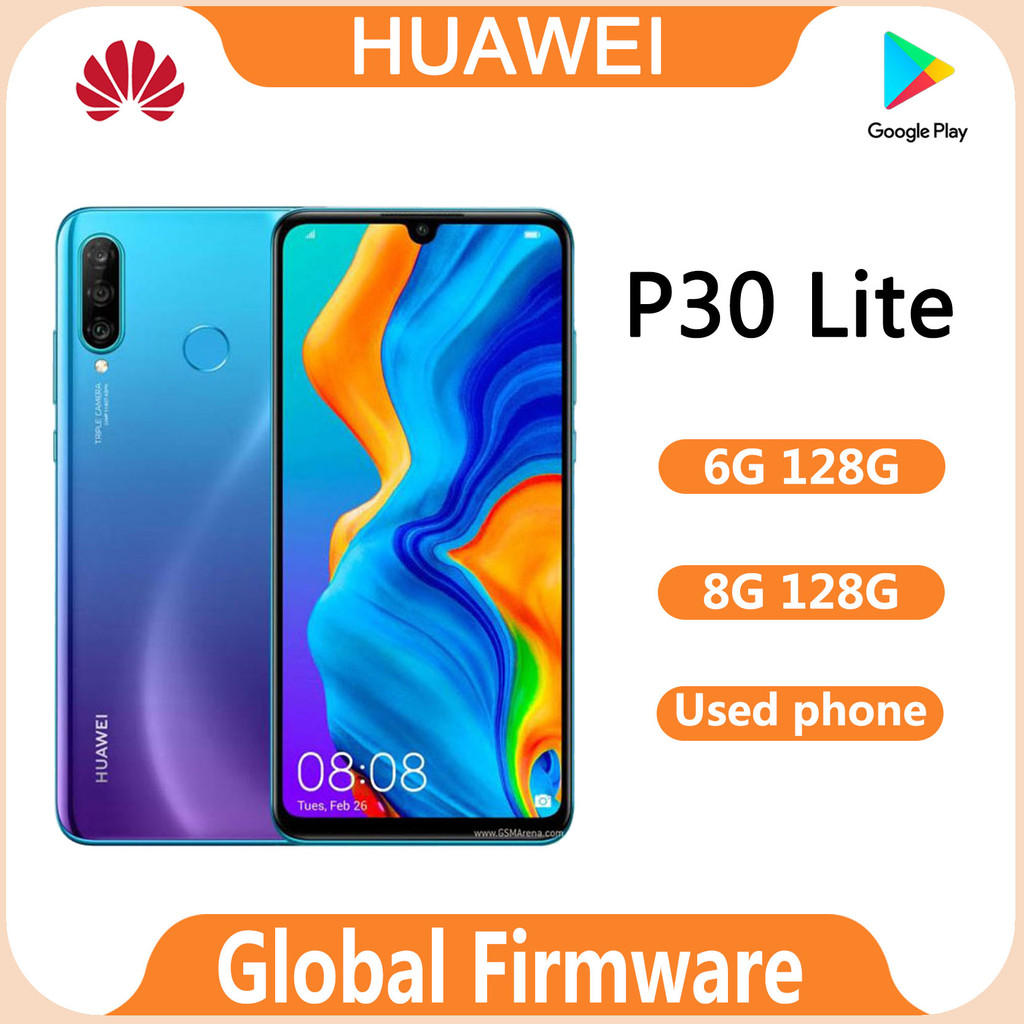 Jual Huawei P30 Lite Smartphone Kirin 710 Celular Posterior fingerprint ...