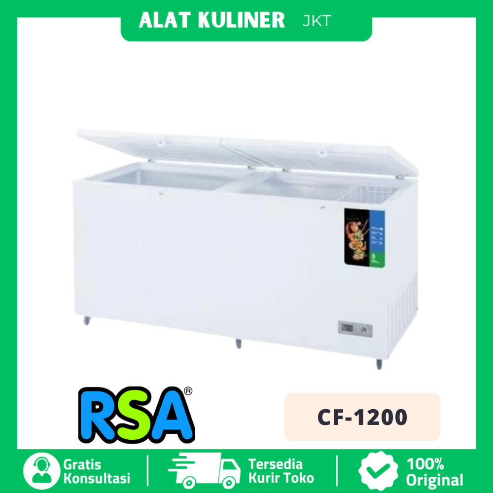 Jual Chest Freezer Rsa Cf-1200 Kulkas Pendingin 1050 Liter Original ...