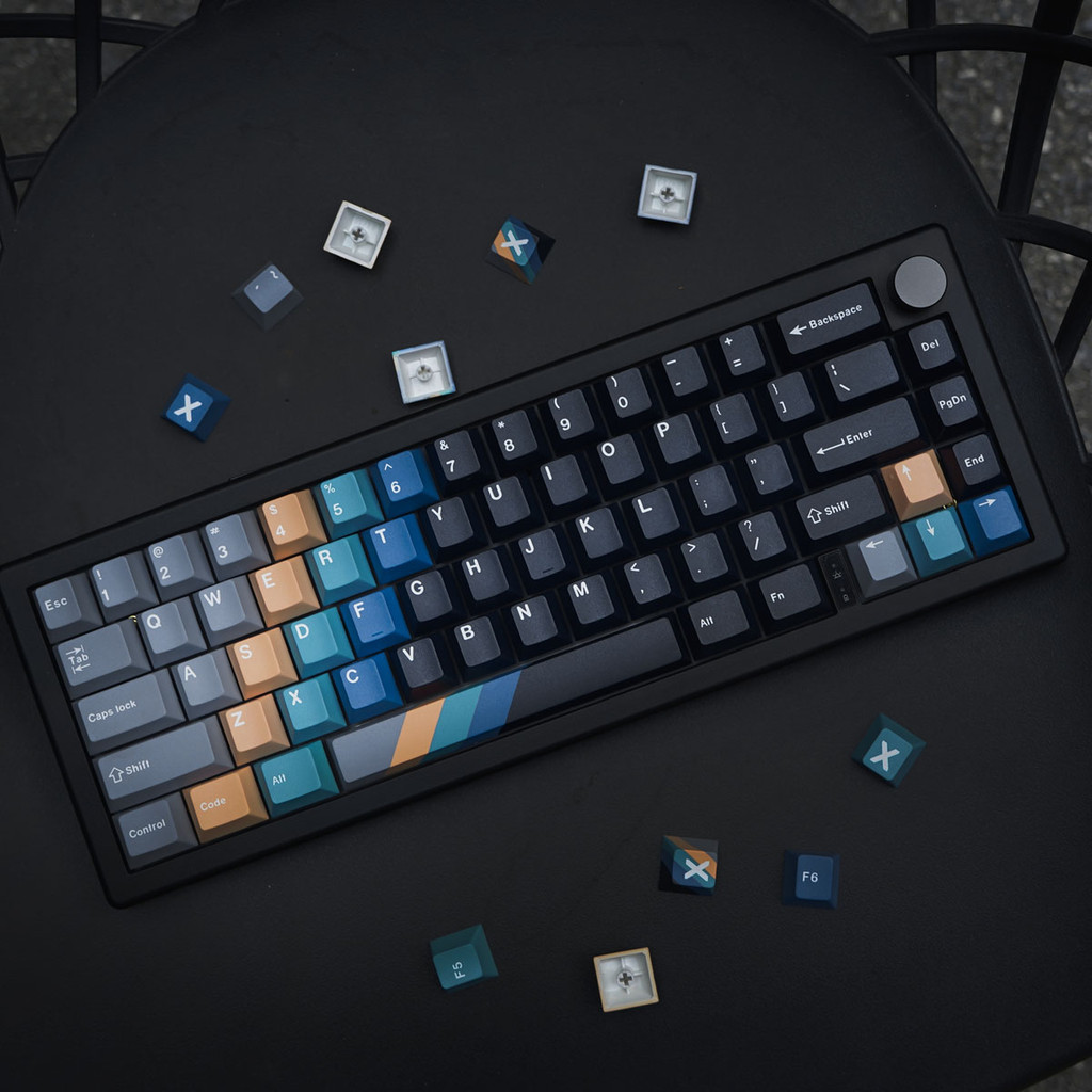 Jual Yongqiu Record Keycaps129 tombol gradasi PBT Cherry Keycaps untuk ...