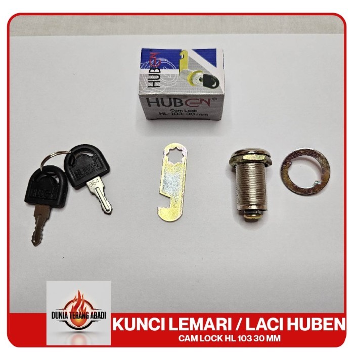 Jual Kunci Lemari / Laci / Loker / Kunci Kait Cam Lock Huben HL 103 30 mm | Shopee Indonesia