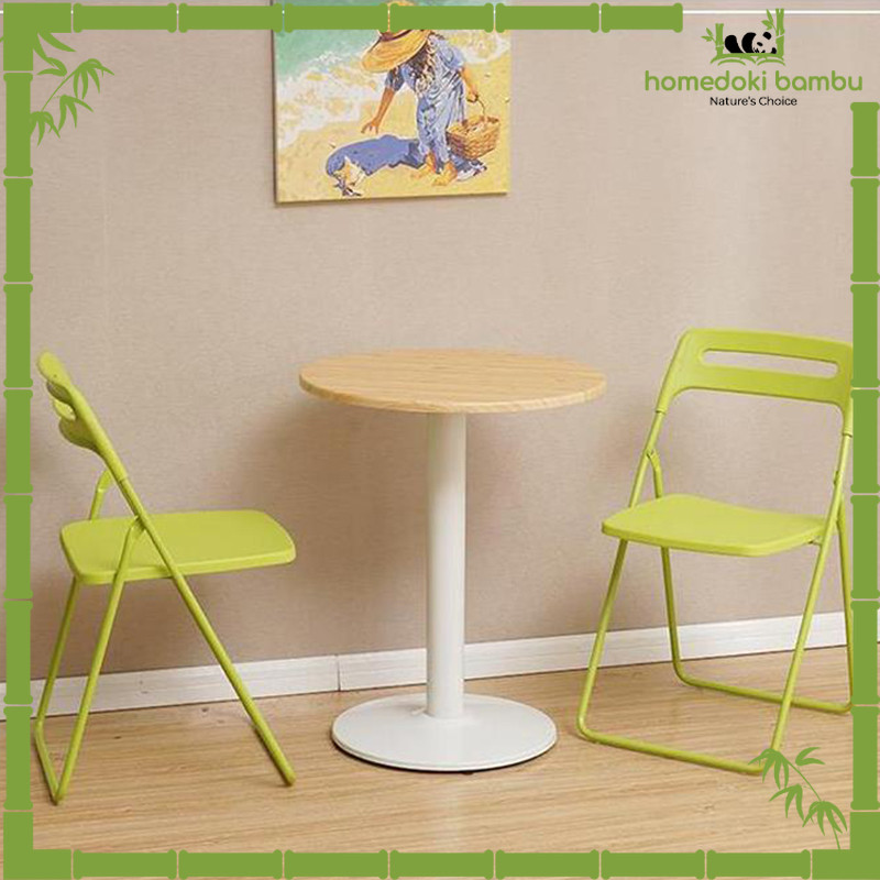 Jual Homedoki Bambu - Meja Makan Lipat Dinding Minimalis | Shopee Indonesia