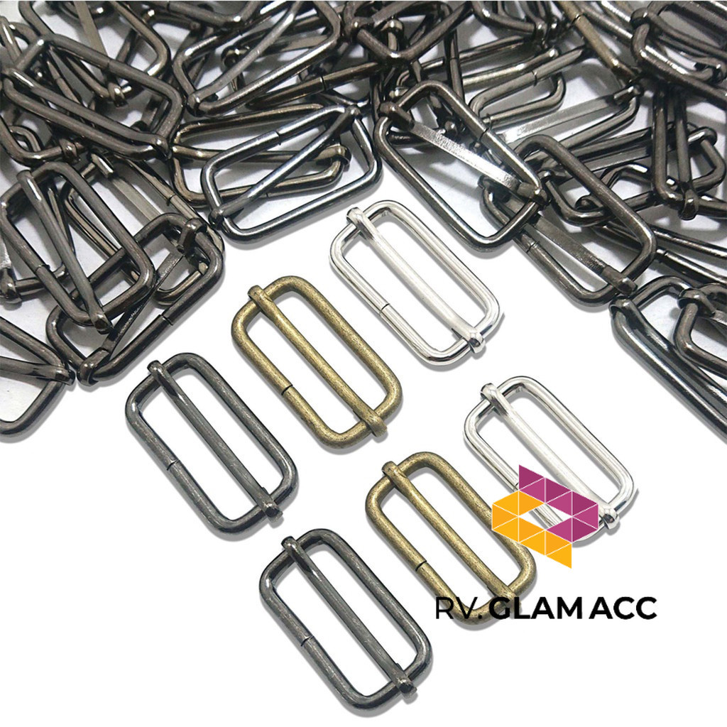 Jual (12 PCS) Ring Jalan Tas 3.0 CM Tebal 3 MM - Adjuster Tali Tas ...