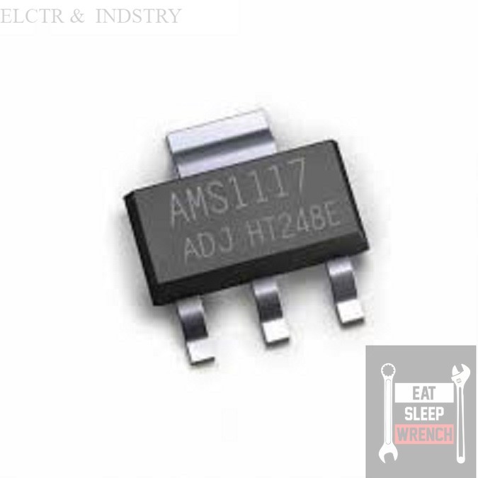 Jual Regulator AMS1117-Adj SMD SOT223 --IC transistor dan sparepart elektonika | Shopee Indonesia