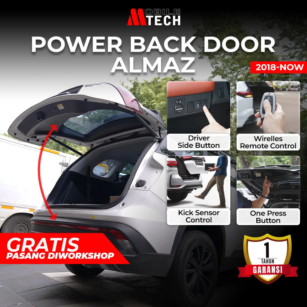 Jual Power Back Door Wuling Almaz Mobiletech Pintu Otomatis Kick Sensor ...