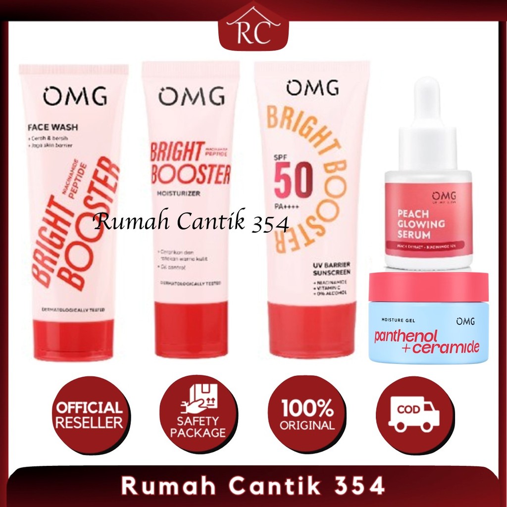 Jual OMG Oh My Glow Paket 5 in 1 - Glow Kit Paket Perawatan Wajah untuk ...