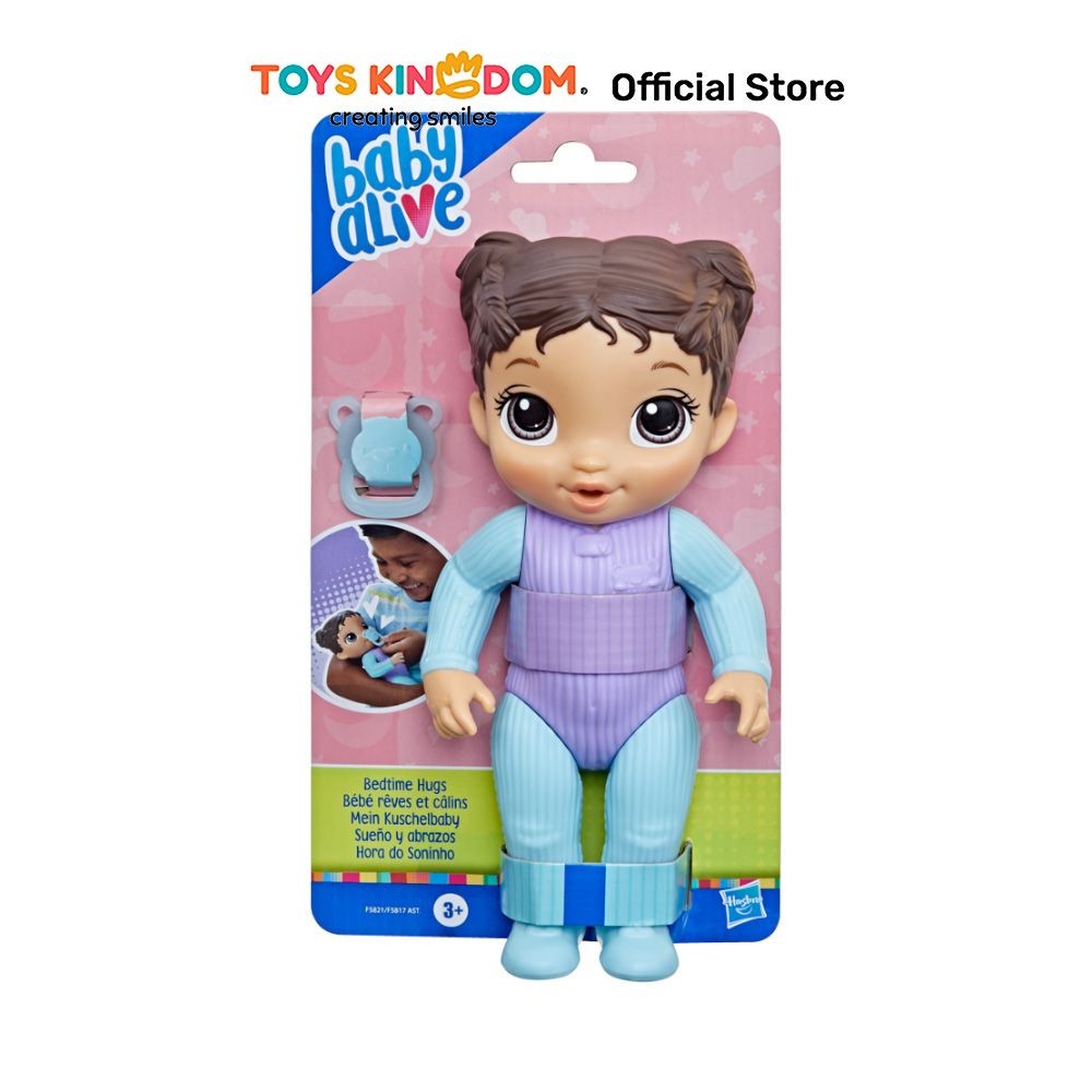 Jual Toys Kingdom Baby Alive Bedtime Hugs Brown F5821 Baby Doll Mainan ...