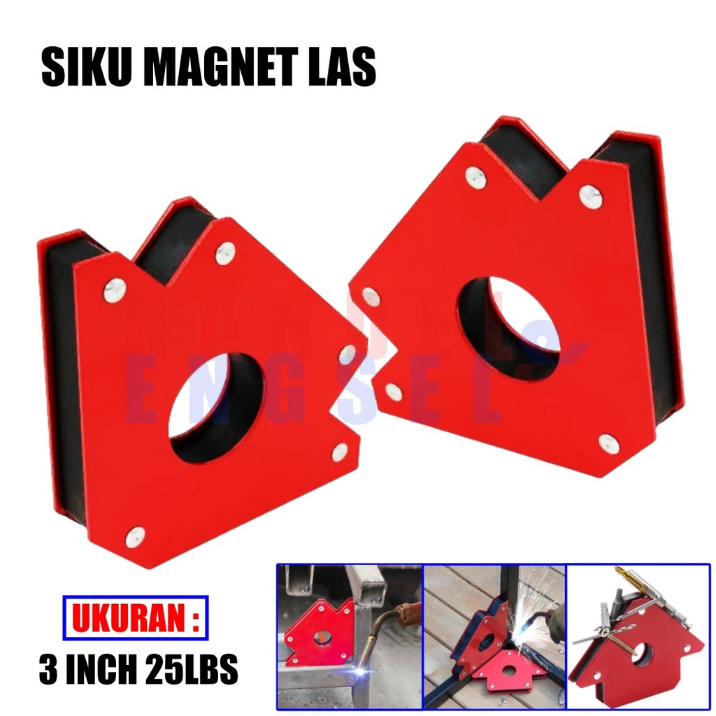 Jual Magnet Las Welding 3 Inch 25LBS Siku Magnet Las | Shopee Indonesia