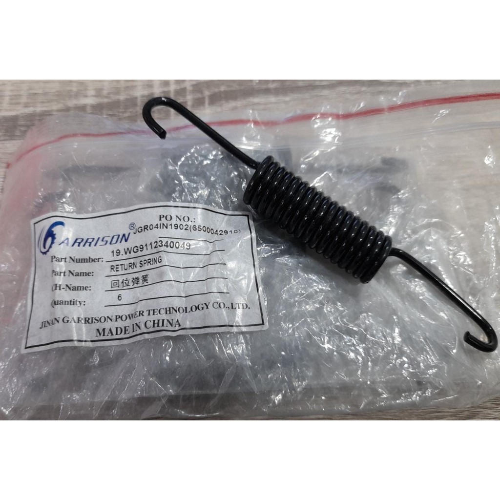 Jual Return Spring Brake Shoe Rear Howo WG9112340049 Sinotruk Foton FAW ...