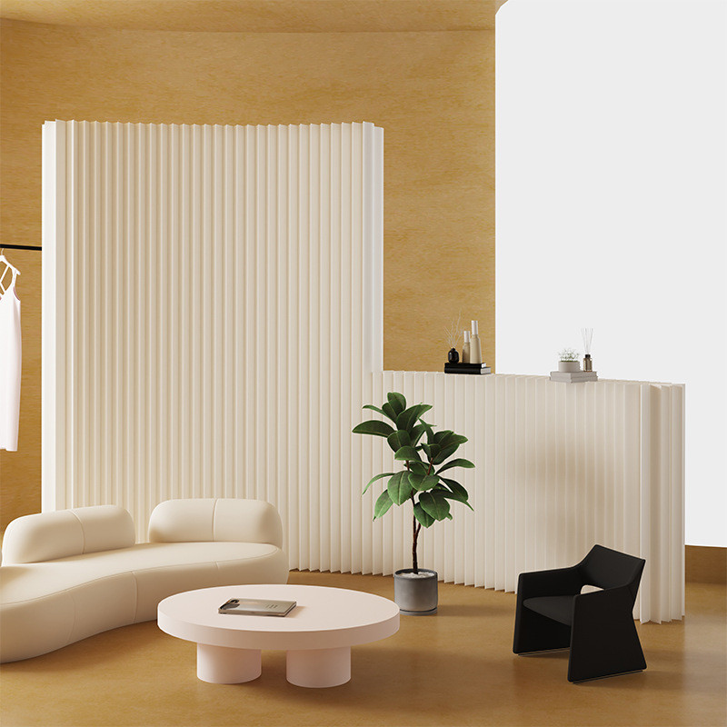 Jual 2m 2.6m Height Home Decor White Brown Organ Paper Wall Screen Room ...